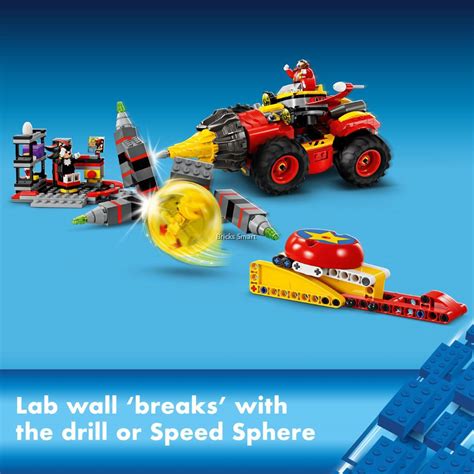Lego 76999 Sonic Super Sonic Vs Egg Drillster Building Toy Set