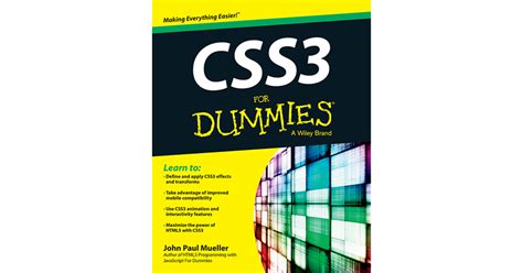 Css3 For Dummies Book