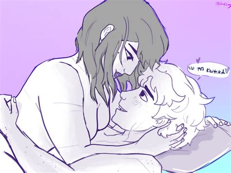 Rule 34 Bedroom Eyes Bedroom Sex Canon Couple Chest To Chest Cute Femdom Hand On Hip Happy