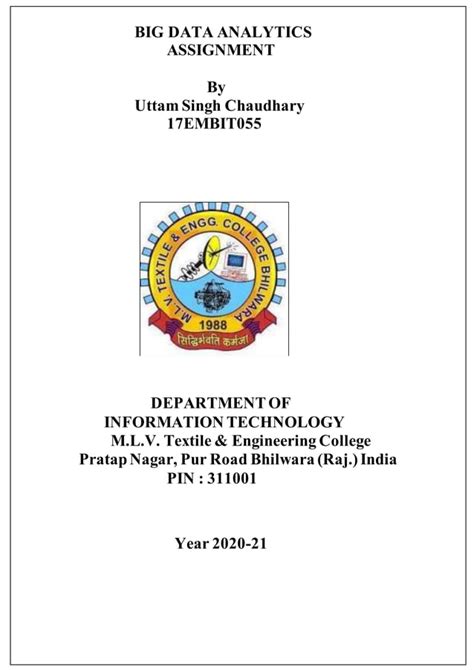 big data analytics lab file docx