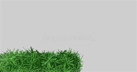Render With A Strip Of Horizontal Artificial Grass Stock Video Video