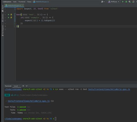 Using The Test Runner In Phpstorm Does Not Work Wsl · Issue 24 · Linux China Vitest Jetbrains