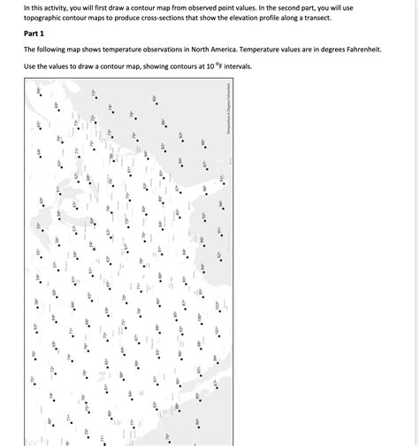 Solved In This Activity You Will First Draw A Contour Map
