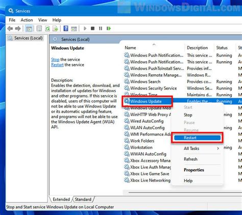 How To Restart Windows Update Service On Windows