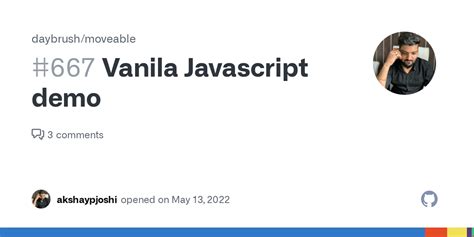 vanila javascript demo · issue 667 · daybrush moveable · github
