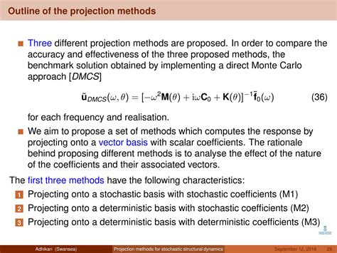 Projection Methods For Stochastic Structural Dynamics Pdf Physics Science