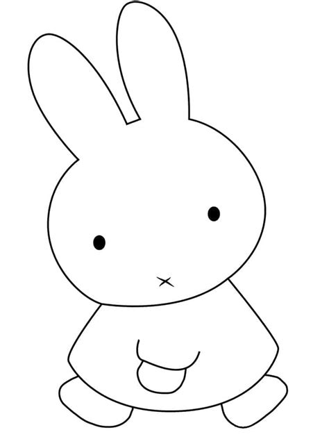 Free Drawing Of Miffy Coloring Page Download Print Or Color Online