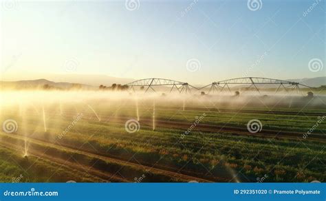 Agricultural Irrigation System Automated Agriculture System With Large