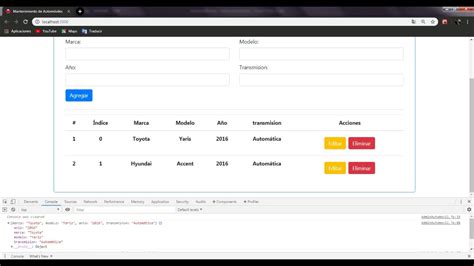 04 Crud De VehÍculos Con Reactjs DemostraciÓn Del Resultado Final