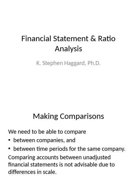 1 Financial Statement Ratio Analysis Pdf Financial Ratio Balance