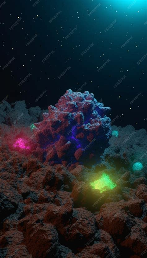 Premium Ai Image A Glowing Object In The Sky With A Star In The