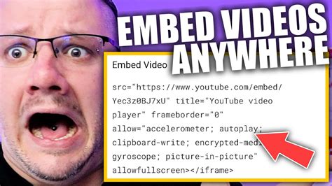 How To Embed YouTube Videos On Blogs And Websites YouTube