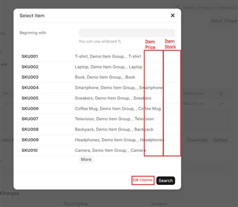 Allow Custom Fields In Add Multiple Window Customize Erpnext Frappe Forum