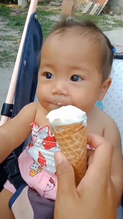 Yng First Time Nya Maka Tikim Ng Ice Cream Kya Unang Tikim Plng Sarap