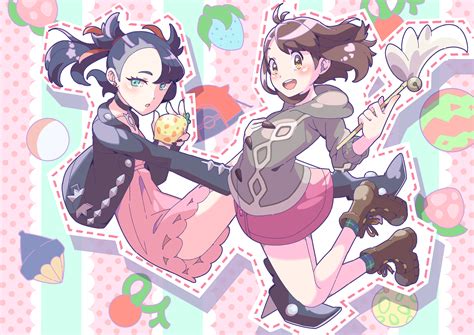 Marnie And Gloria Pokemon And 1 More Drawn By Ponyui Danbooru