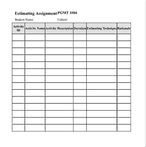 Solved Pert Estimation1estimate Each Activity Duration Wi