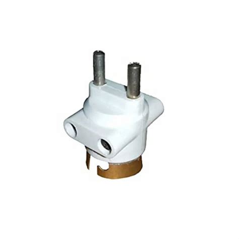 Plastic 5a 2 Pin Bulb Holder Parallel Adapter With Plug And Light Socket B15 At ₹ 8 Piece In