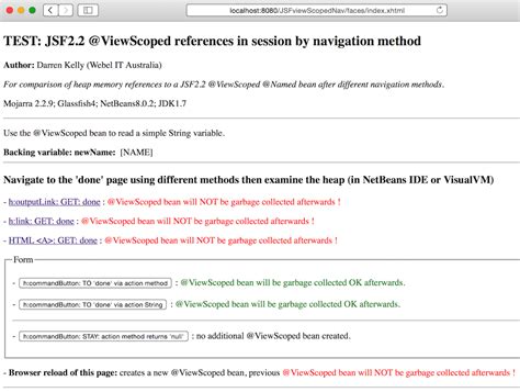 View Scope Jsf 21 Viewscopedbean Predestroy Method Is Not Called