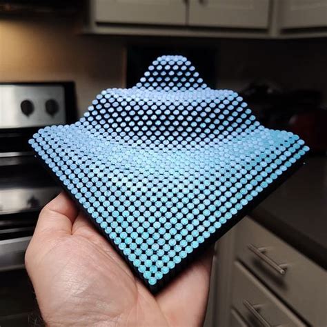 Stl File Sinusoidal Wave Of Cylinders 💧 ・3d Printer Design To Download