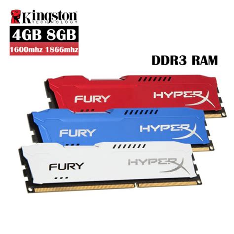 Kingston Hyperx Fury 8gb 1866mhz Ddr3 Dimm Blue