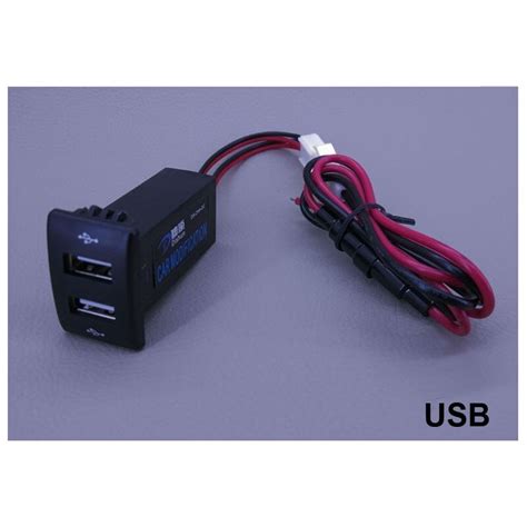 USB Lader Autolader USB Connector Voltage Display Grandado