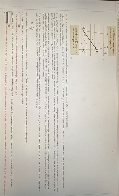 Solved Lets Compare Their Electric Potential Remember