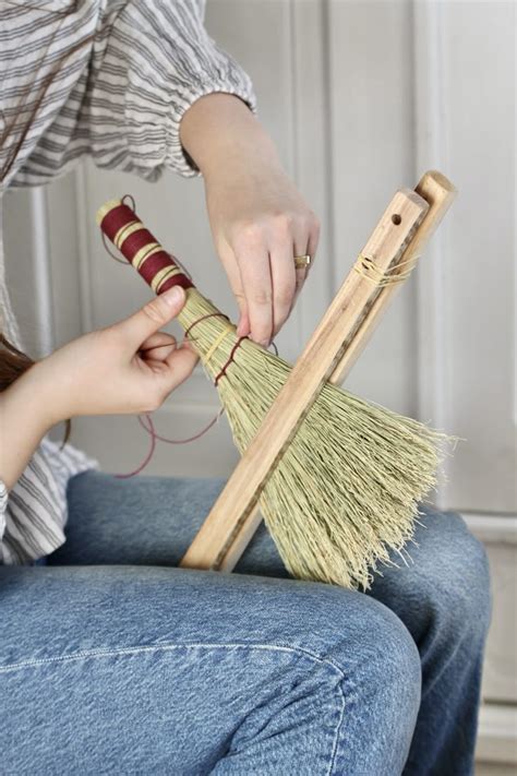 Little Furrow How To Make A Whisk Broom For Beginners With Video