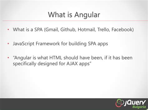 Ppt Angularjs A Radically Different Way Of Building Single Page Apps