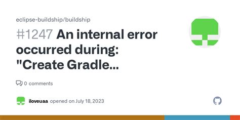 An Internal Error Occurred During Create Gradle Projects Could