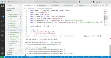 Praveen Udayagiri On Linkedin Webdevelopment Mernstack Ai Fullstackdevelopment Mealmaster