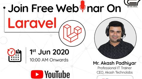 laravel free webinar 1 06 2020 10 00 am youtube