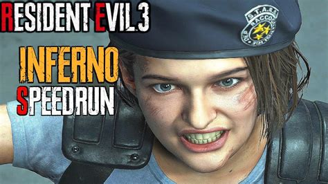 Resident Evil 3 Remake Inferno Mode Speedrun 005747 4k 60fps Ng