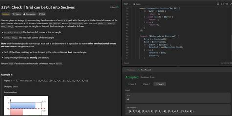 3394 Check If Grid Can Be Cut Into Sections Dev Community