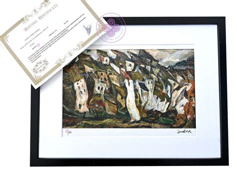 Soutine The Houses C 1920 21 Lithograph Certificate Original M Arts Edition Signed Numbered