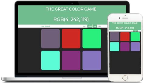 GitHub Jriall Rgb Color Game A Game To Test Knowledge Of Color Codes