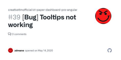 [bug] Tooltips Not Working · Issue 39 · Creativetimofficial Ct Paper Dashboard Pro Angular · Github