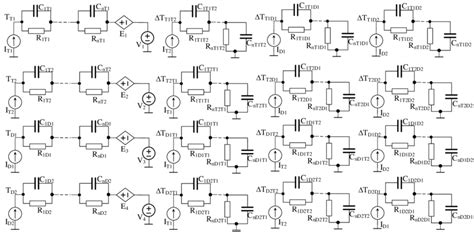 Network Representation Of The Thermal Model Of The Igbt Module 32 Download Scientific Diagram