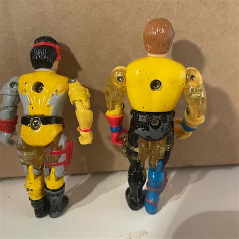 Vintage 1986 Bionic Six Action Figures X 2