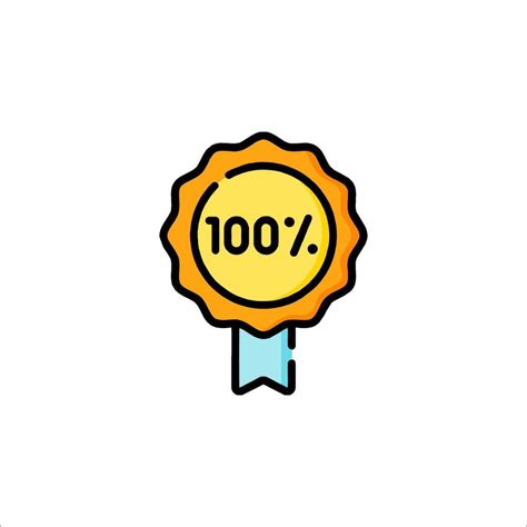 100 Percent Award Icon Illustration 52435404 Vector Art At Vecteezy