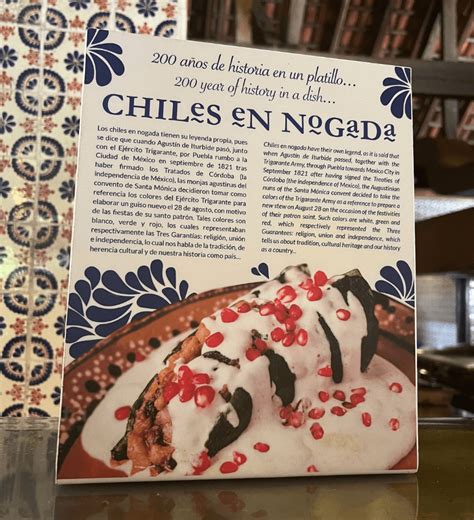 Chile En Nogada Receta E Historia De Una Tradición Mexicana