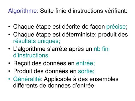 Ppt Introduction à Lalgorithmique Powerpoint Presentation Free Download Id4585695