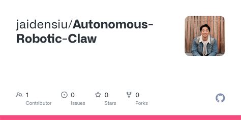 Github Jaidensiuautonomous Robotic Claw