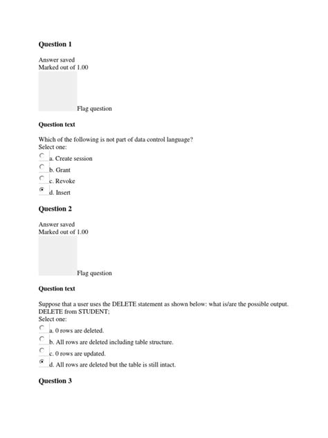Database Management Final Exam Pdf Relational Database Table