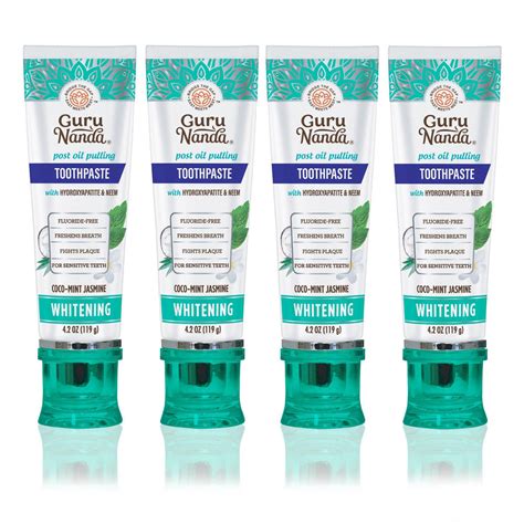 Gurunanda Toothpaste Fluoride Free And Whitening