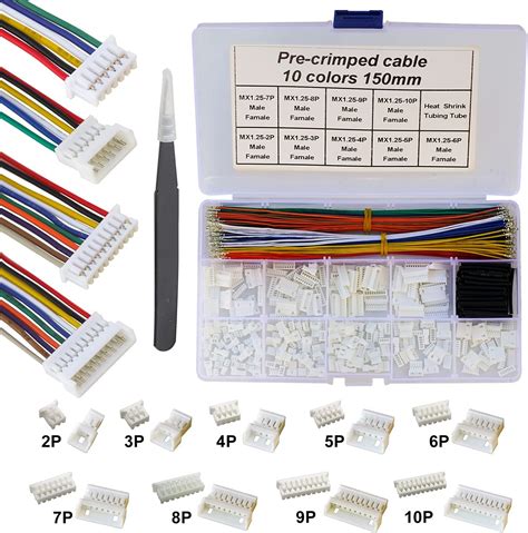 Glarks 70pcs 2 54mm Pitch Dual Rows Idc Sockets 10 16 20 26 Pin Female Header