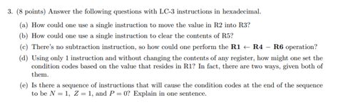 3 8 points answer the following questions with