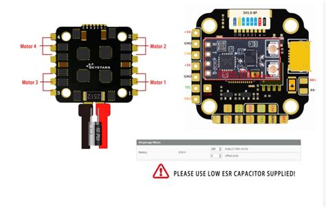 Skystars F ตวควบคมการบน Mini HD x มม และ KO A KO A S ESC สาหรบโดรน