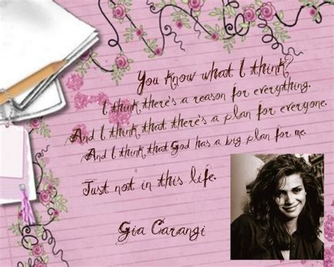 Gia On Her Deathbed Inspirational Celebrity Quotes Celebration