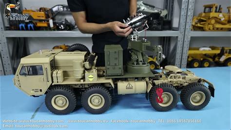 1 12 Rc U S Missile Launch Vehicle Rc Car P805 Model Radio Lights 360° Rotation Net Weight