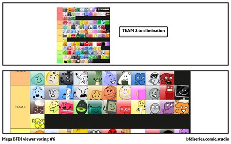Mega Bfdi Viewer Voting 6 Comic Studio